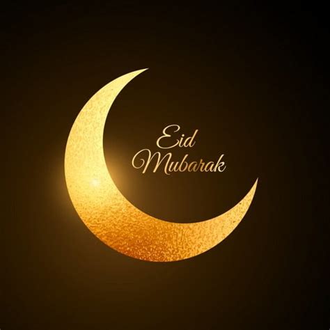 Golden Eid Festival Moon Background Ai Eps Vector Uidownload