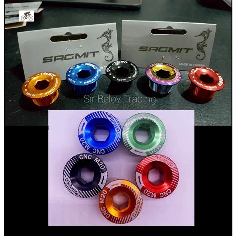 Sagmit Hollowtech Crank Cap M18 M19 M20 Inspeed Crank Bolt Sagmit Crank Bolt Sagmit Crank Cap