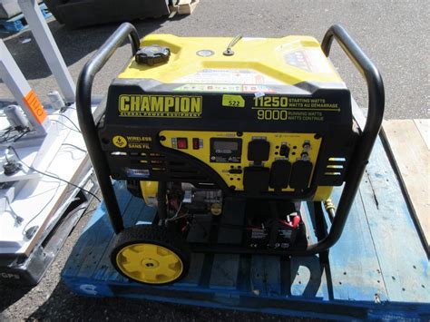 Champion 9000 Running Watts Gas Generator