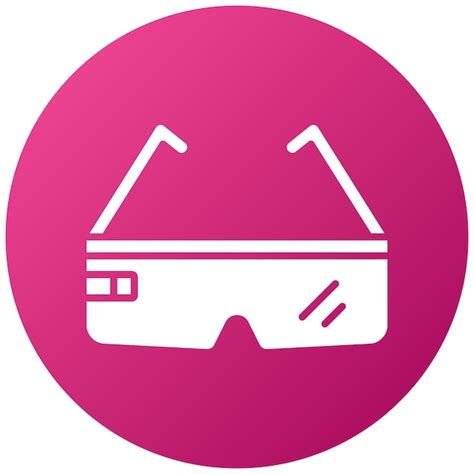 Premium Vector Ar Glasses Icon Style