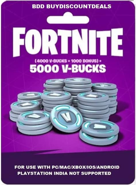 Fortnite V Bucks Code Only No Cd Dvd Amazon Mx Videojuegos