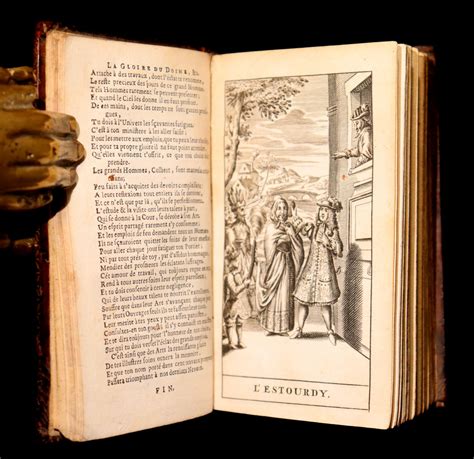 1691 Scarce French Book Set The Complete Illustrated Work Of Moliere