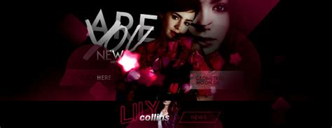 Lily Collins News By St4ticrain On Deviantart
