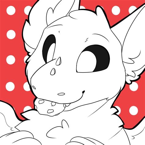 Look A Fluffy Boi Time To Color Uwu Furry Drawing Dragon Fursuit