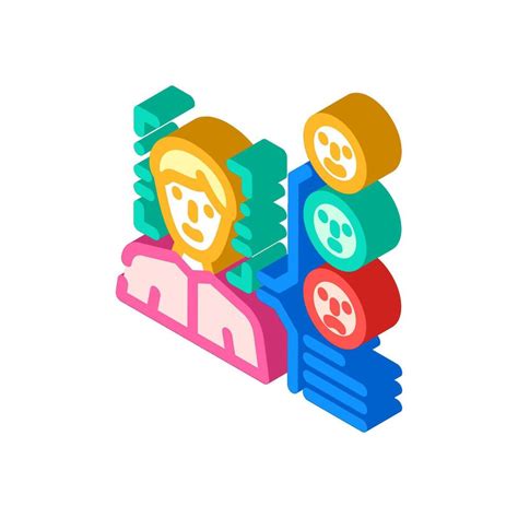 Sentiment Analysis Face Nlp Isometric Icon Illustration 54191294 Vector