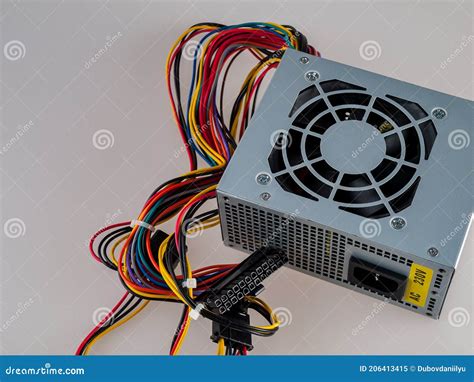 Computer Part For System Unit Assembly Power Supply For Computer Close Up Choice Of Quiet