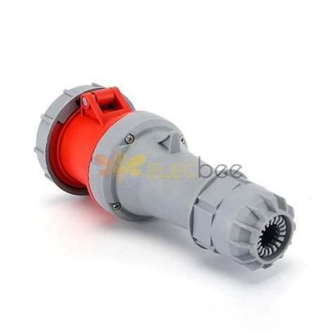 Waterproof Industrial Connector Socket 5pin 32a 380 415v 3pen Ip67