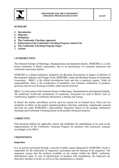 The Conformity Checking Approach DocsLib