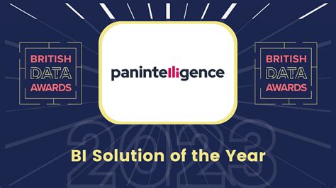Were A British Data Awards 2023 Winner Panintelligence