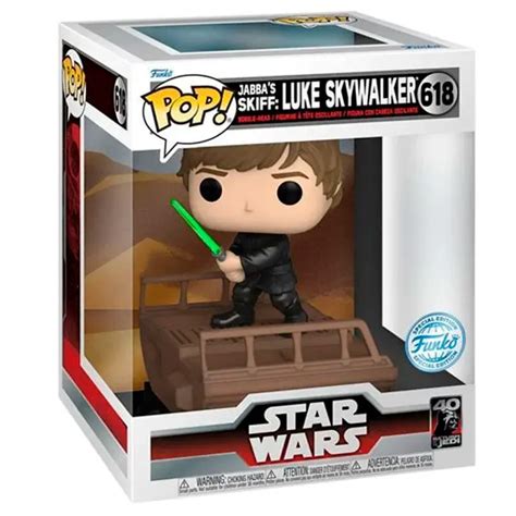Funko Pop Figura Deluxe Star Wars Luke Skywalker Exkluzív Fanbase