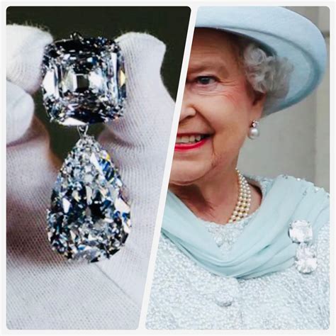 Queen Elizabeth Ii Brooch Replica Cullinan Iii And Iv Etsy France