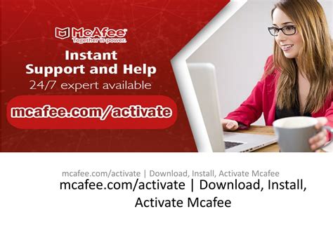 Ppt Activate Install And Activate Online Bought Mcafee