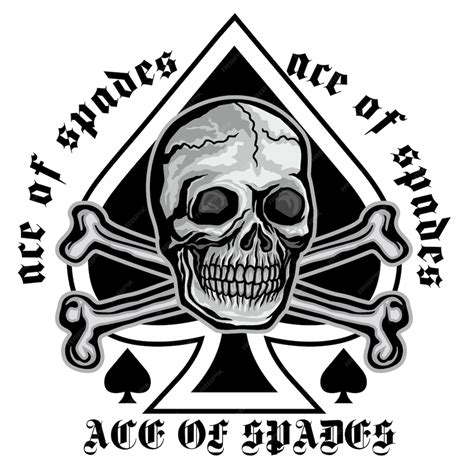 As De Picas Con Calavera Camisetas De Diseño Vintage Grunge Vector