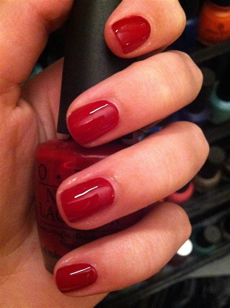 The Real Polish Princess Opi Got The Blues For Red