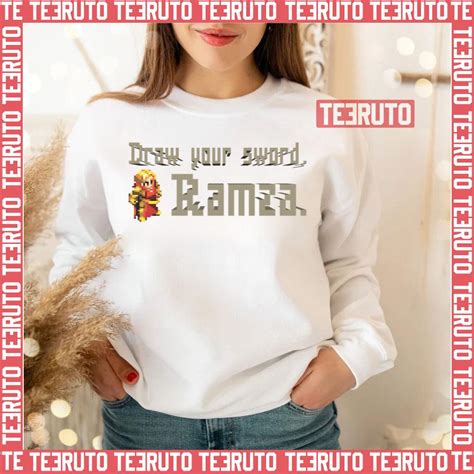 Draw Your Sword Final Fantasy Tactics Unisex T Shirt Teeruto