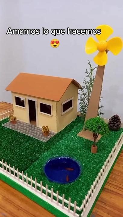 IncreÍble maqueta de mini generador eÓlico con cata vento para la