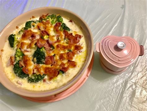 煙肉芝士焗西蘭花食譜、做法 Cynthiaのlove Baking的cook1cook食譜分享