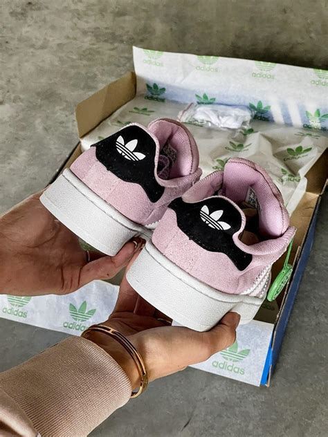 Женские кроссовки Adidas Campus 00S pink white Адидас Кампус розовые ...