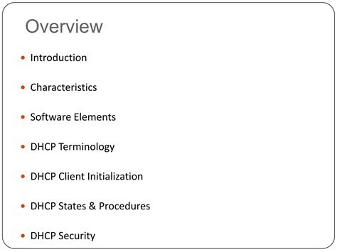 Dhcp Ppt PPTX Computer Networking Computing