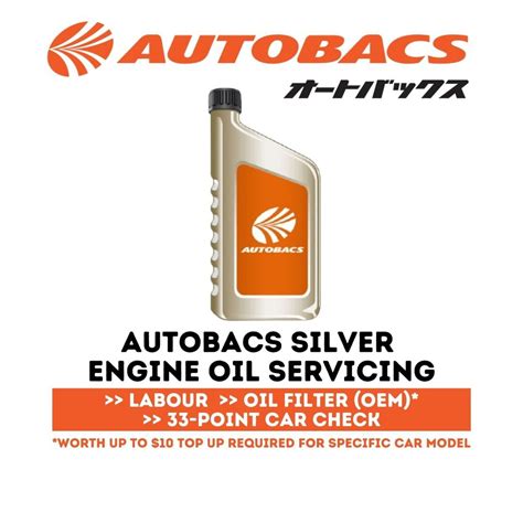 Autobacs Silver Engine Oil Package 5W 30 Or 5W 40 Fully Synthetic Oil