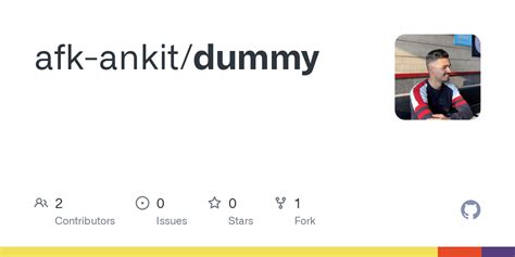 Github Afk Ankitdummy