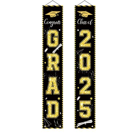 Geerera Graduation Decorations Class Of 2027 Congrats Grad Banner