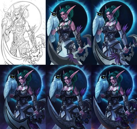 Becky Watson Night Warrior Tyrande Commission