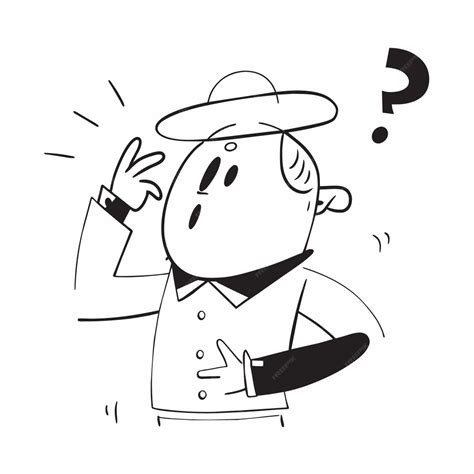 Hombre Viajero En El Tiempo Con Ilustración Vectorial De Preguntas