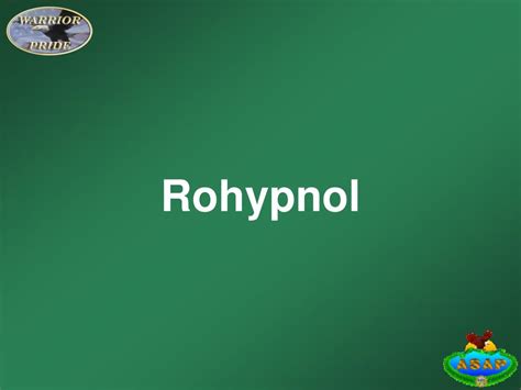 Ppt Rohypnol Powerpoint Presentation Free Download Id 1746484