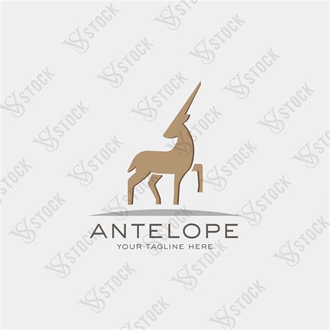 Antelope Logo Vsstock