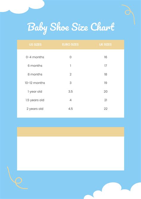 Free Shoe Size Chart Templates Printable Diagram Of Mens Shoe Size