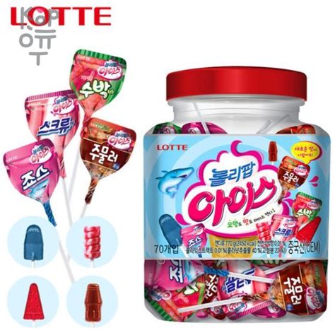 LOTTE Lollipop ice (candy 70) - Леденцы на палочке, мороженое 70шт ...