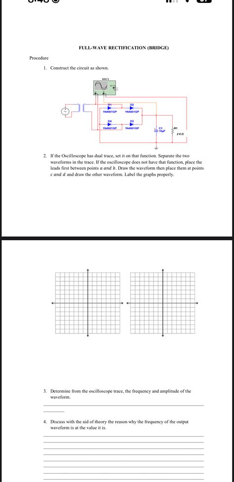 Full Wave Rectification Bridgeaim The Aimof This
