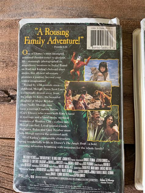 The Jungle Book Or Mowgli S Story Vhs Movies Live Action Etsy