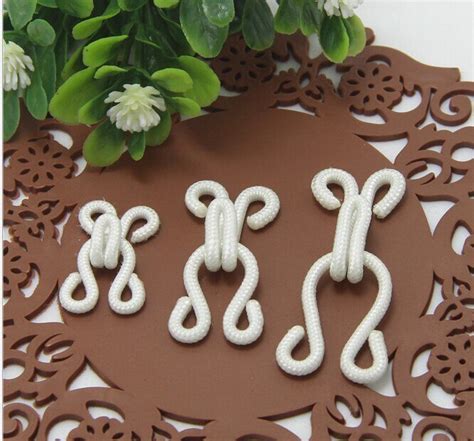 20 Sets Black White S M L Fabric Covered Hook And Vicedeal