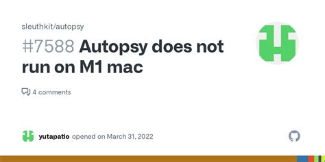 Autopsy Does Not Run On M1 Mac Issue 7588 Sleuthkit Autopsy GitHub
