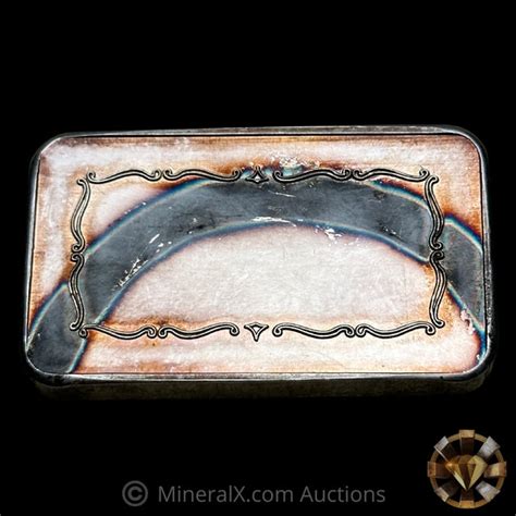 5oz California Crown Mint Ccm Vintage Pressed Silver Bar Mineralx