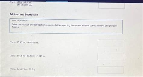Solved Report Conversion Factors And Problem Solving Conversion
