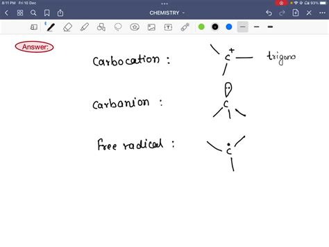 Solved What Is The Hybridization State Of Carbon In Carbocation