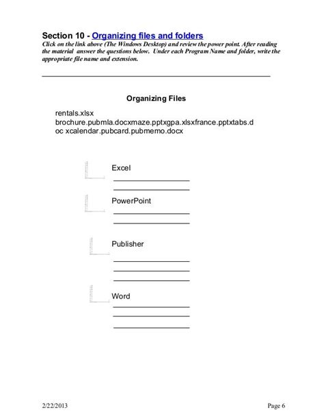 Computer Basics Worksheet Computer Basics Computer Science Lessons