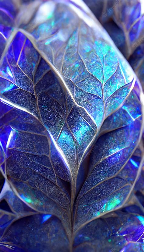 Fondos De Pantalla De Hoja Azul Que Son Para Iphone Foto Premium