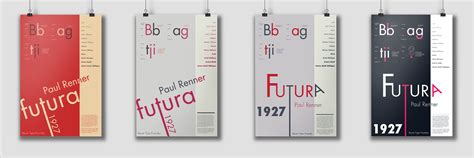 Type Classification Poster Futura Behance