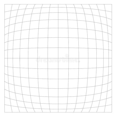 Grid Mesh With Distorted Deformed Effect Abstract Geometric Vector Element Stock Vector