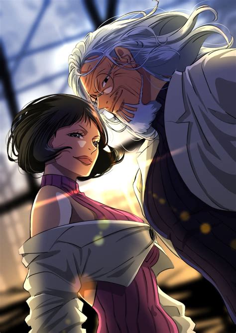 Silvers Rayleigh And Shakuyaku One Piece Drawn By Musasabiop Danbooru