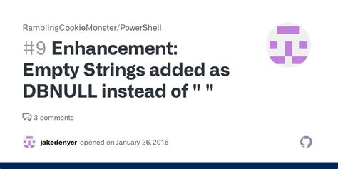 enhancement empty strings added as dbnull instead of · issue 9