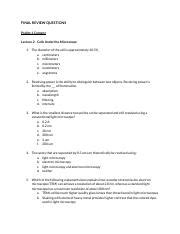 Biology Study Guide Cells And Macromolecules Course Hero
