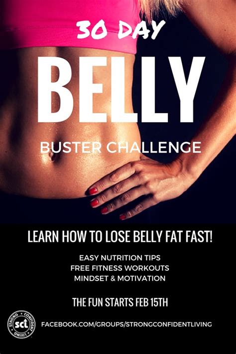 Get Results Join The 30 Day Belly Buster Challenge Strong Confident