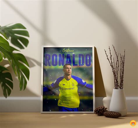 Buy Cristiano Ronaldo Poster Al Nassr Print High Quality Wall Online In India Etsy