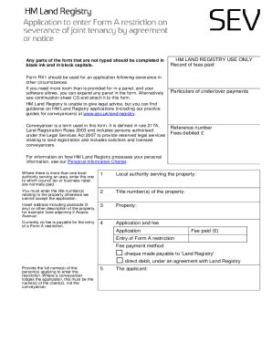 Fillable Online Fillable Form TP1 Hm Land Registry Transfer Of Registered Titles Fax Email Print