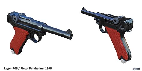 KVSERG ART: Luger P08 / Pistol Parabellum 1908